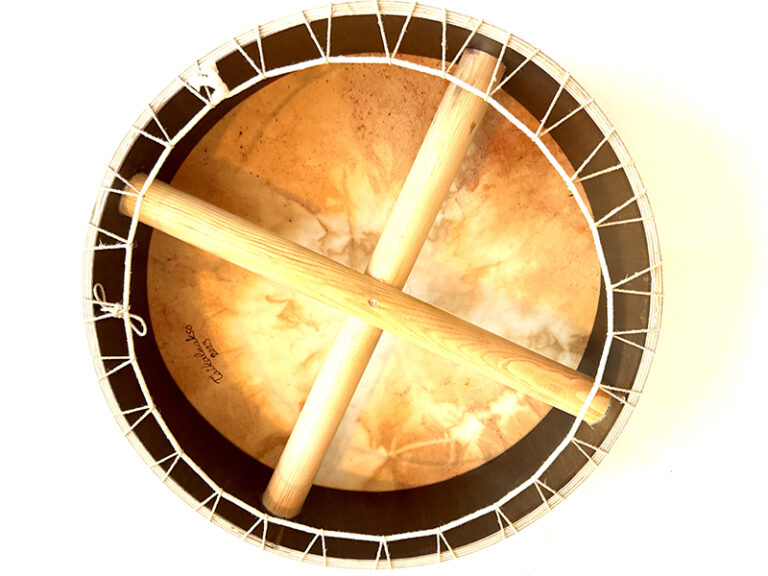 Nordic Shaman Sami Spiritual Drum Tree of Life Wolf – OXALA HEART